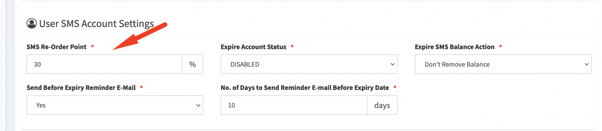 How to Notify User on Low Balance through Email – SMPP Center